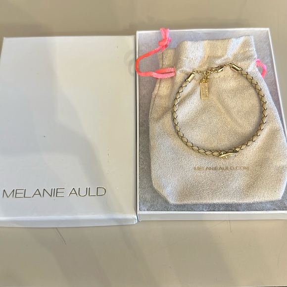 Melanie Auld | Jewelry | Melanie Auld Leather Braided Bracelet | Poshmark